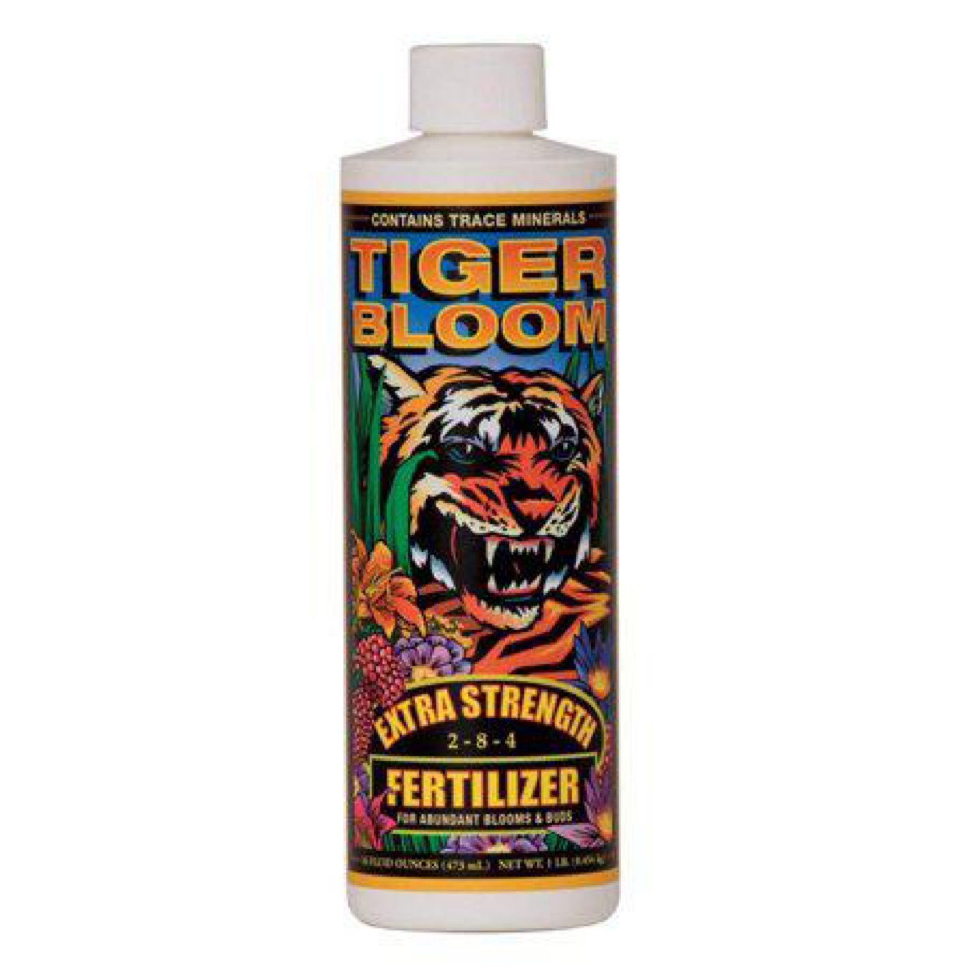 FoxFarm Tiger Bloom Liquid Concentrate Garden Plant Fertilizer Pint ...
